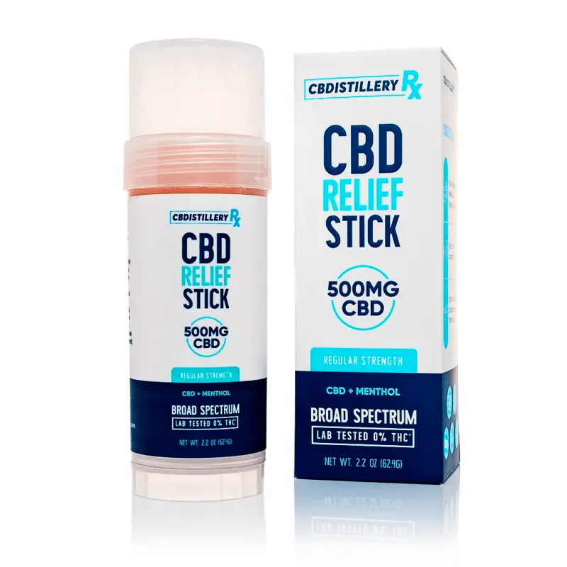 Cbdistillery Cooling Cbd Relief Stick 500mg The Cbd Store Cbd